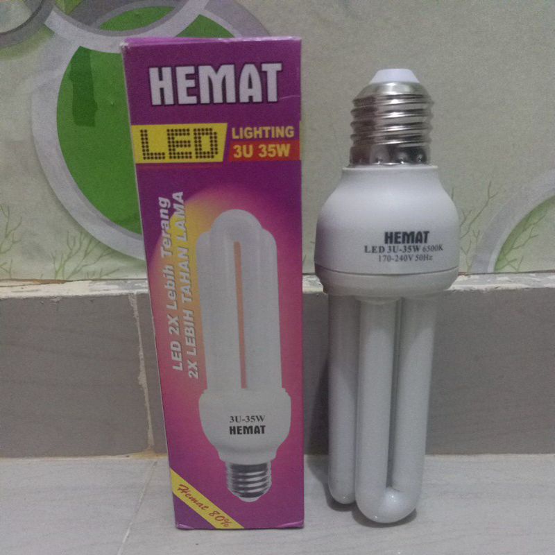Jual Lampu Hemat LED 3U 35W Lampu PLC | Shopee Indonesia