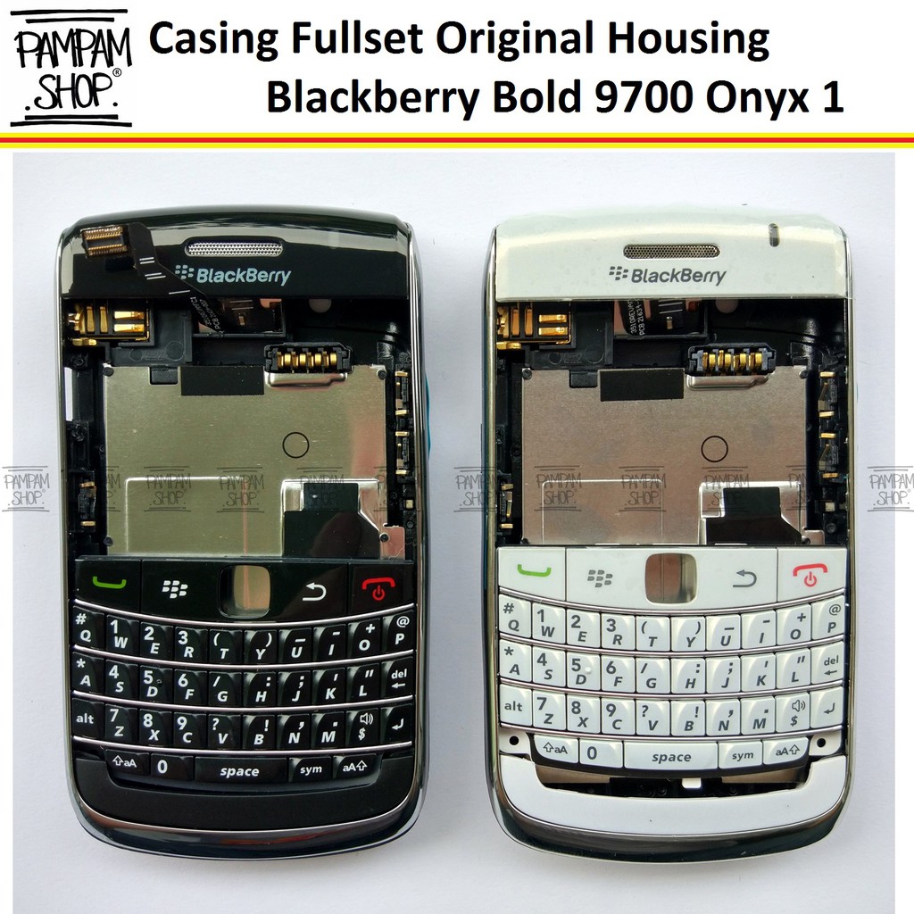 Jual Casing Fullset Blackberry Onyx 1 BB Bold 9700 Original Housing 100 ...