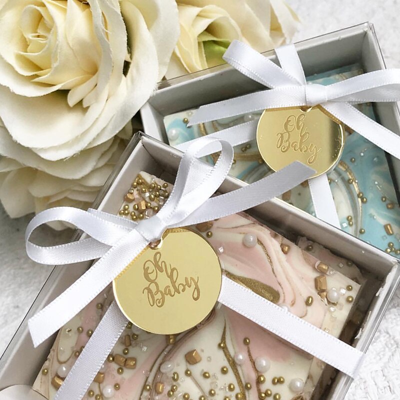 Jual Hampers Tag Akrilik | Acrylic Mirror Tag | Hiasan Hampers Label ...