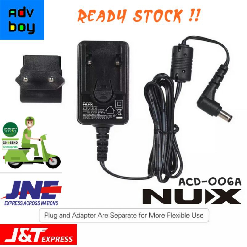 Jual NUX Adaptor Efek Gitar Bass Universal Power Supply Adapter ...