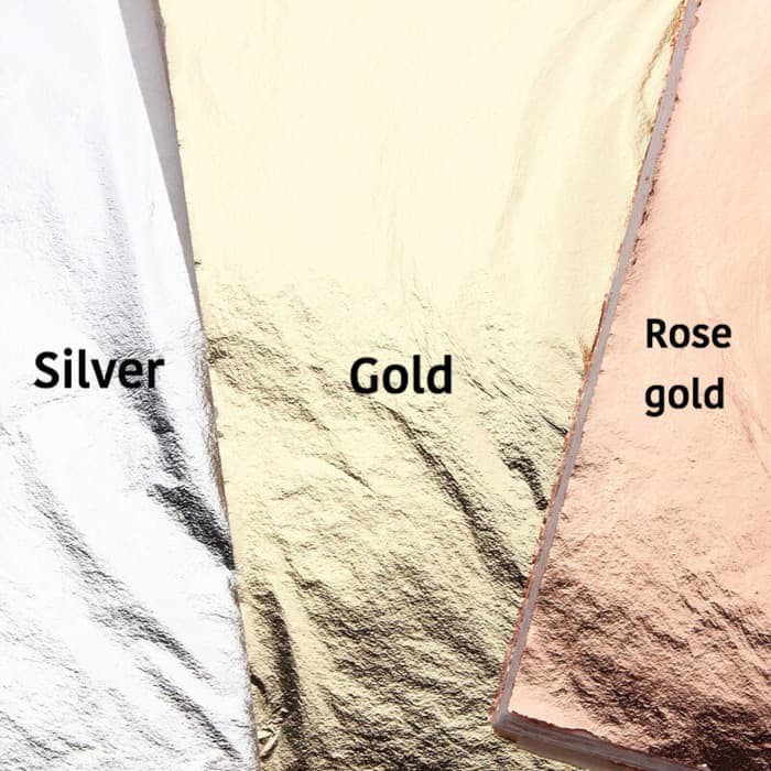 Jual 1000 lembar kertas prada emas foil leaf gold gilding sheet sepuh ...