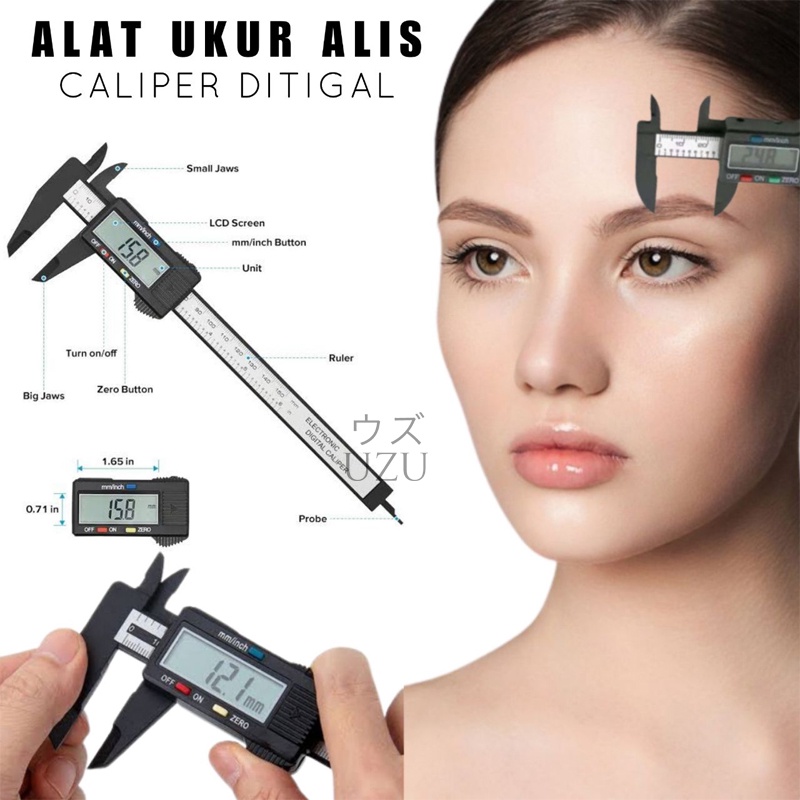 Jual Jangka Sorong Digital Sigmat Sketmat Vernier Caliper | ALAT UKUR SULAM ALIS EYEBROW CALIPER ...