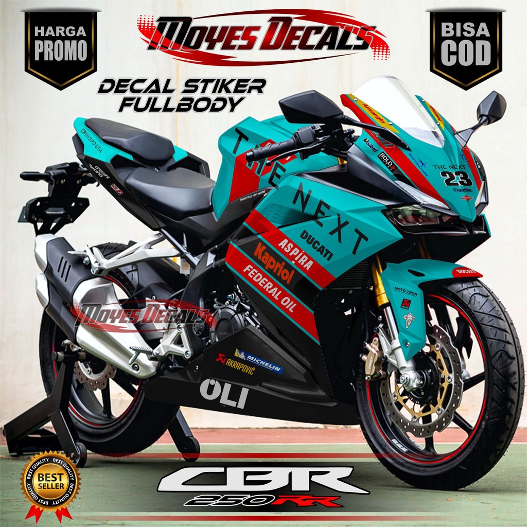 Jual Stiker CBR 250 RR The Next Decal CBR 250 RR Fullbody Gressini ...