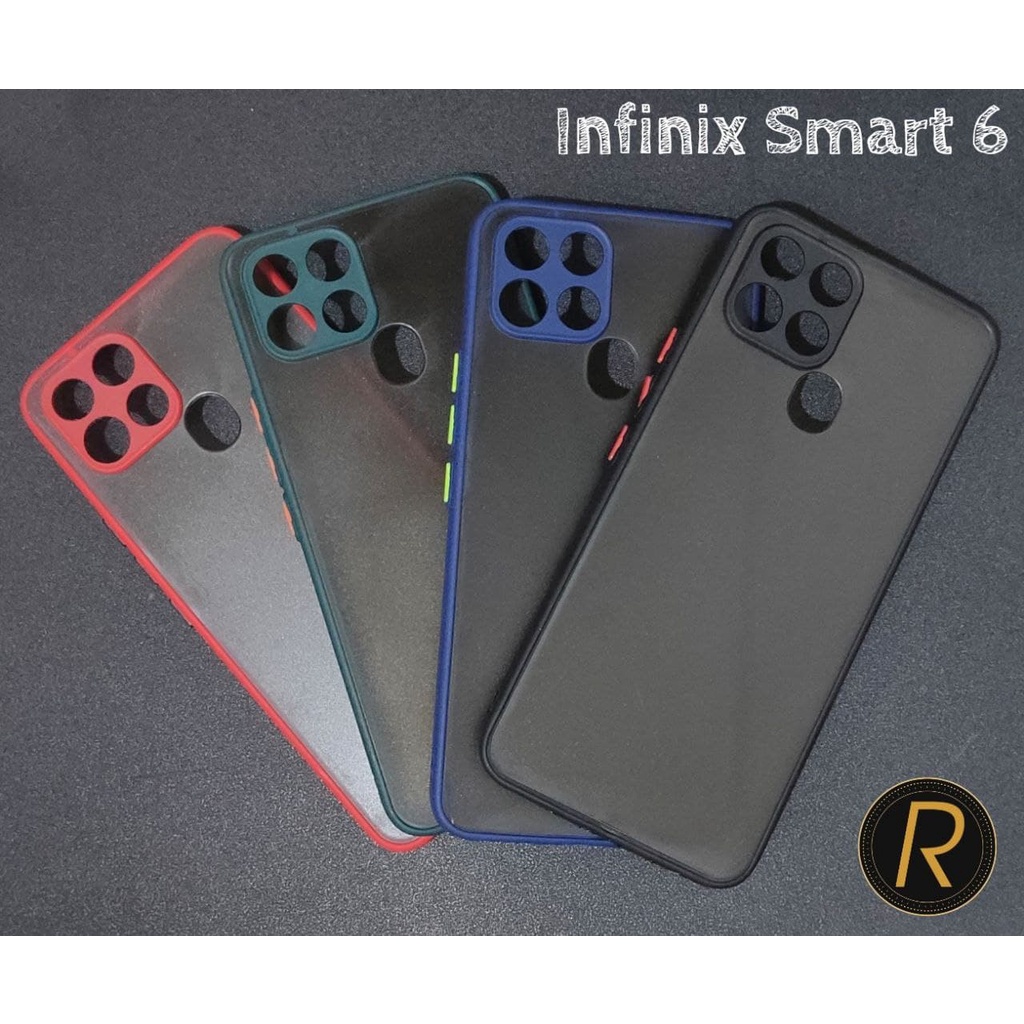 Jual Casing Infinix Smart 6 Dove Case Silikon Softcase List Warna Hijau ...