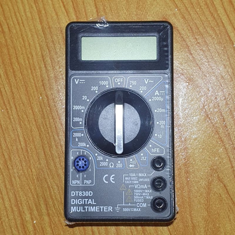 Jual avometer DT830D multitester multimeter mini | Shopee Indonesia