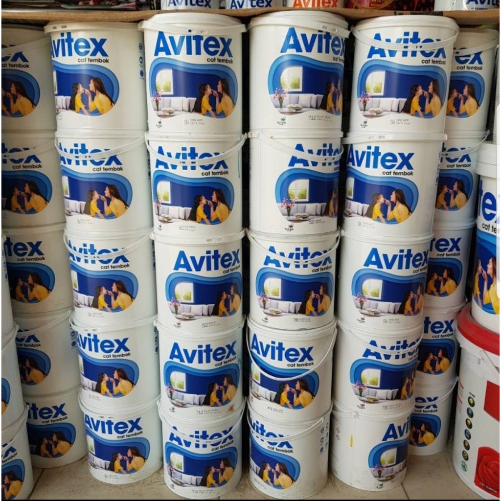 Jual Cat Avitex Avian tembok dinding 5kg / Cat Interior Galon 5 kg ...