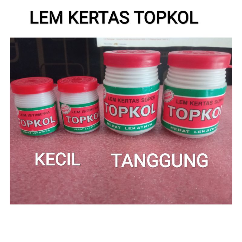 Jual LEM TOPKOL/ LEM KERTAS/ LEM OLES ISTIMEWA | Shopee Indonesia