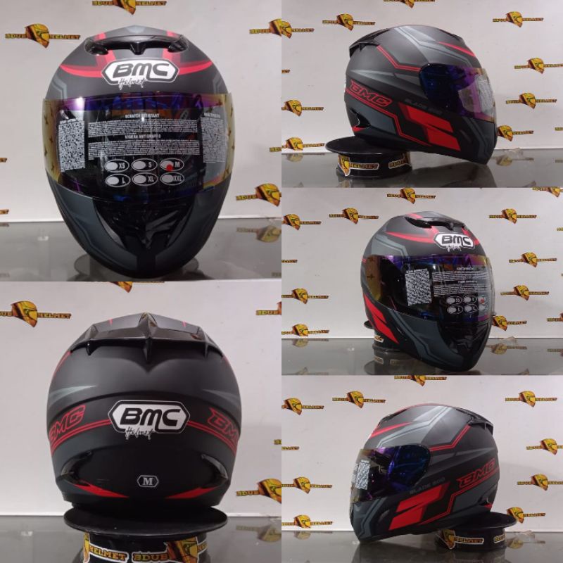 Jual Helm full face BMC full star Original | Shopee Indonesia