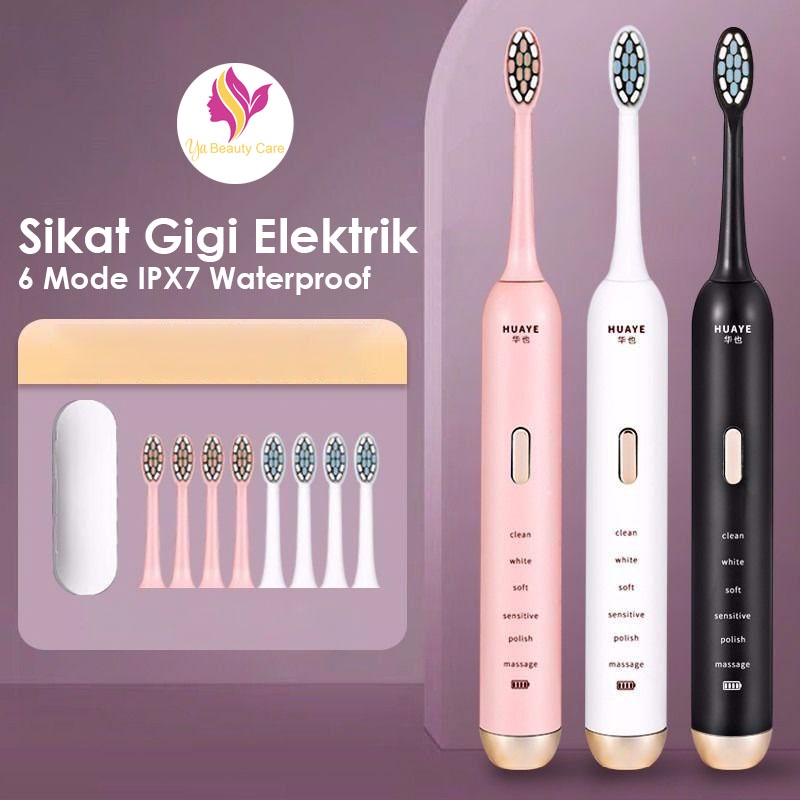 Jual Sikat Gigi Elektrik 6 Mode IPX7 Waterproof | Shopee Indonesia