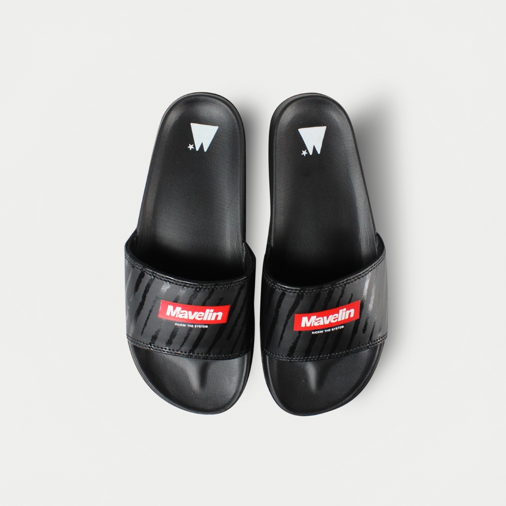 Jual Mavelin - FP Rain Black | Slippers Slide | Sandal Pria | Sandal ...