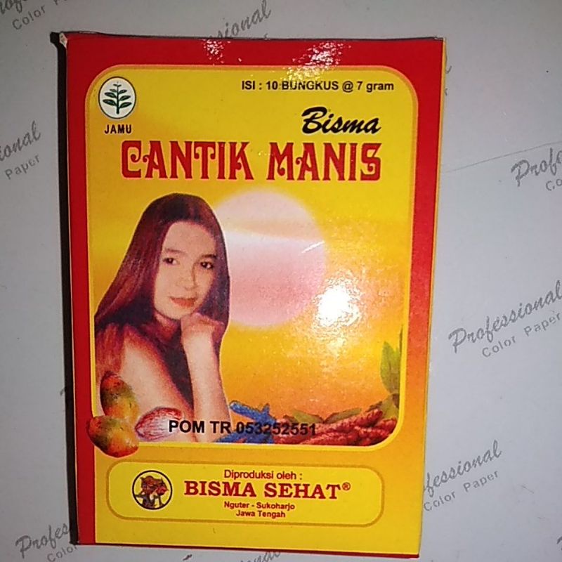 Jual 10 sachet jamu cantik manis kewanitaan.bisma sehat | Shopee Indonesia
