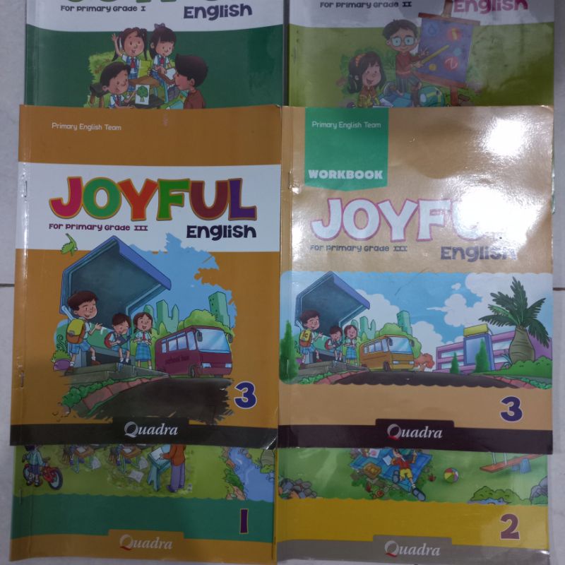 Jual Buku Paket Pelajaran Bahasa Inggris Joyful English Kelas SD 1 2 3 Textbook dan Workbook ...