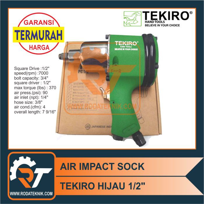 Jual TERMURAH - TEKIRO AIR IMPACT WRENCH SOCKET KUNCI SOCK ANGIN SOK ...