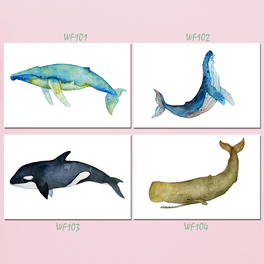 Jual Ikan Paus Hiasan Dinding Tema Maritim Wall Decor Zona Laut ...