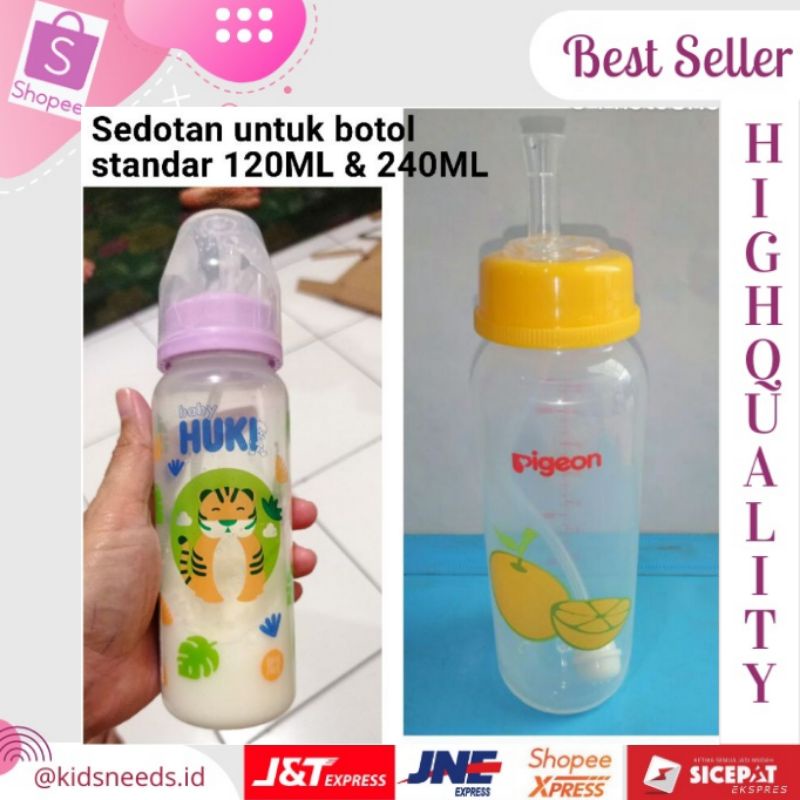 Jual Penganti Dot/Sedotan Untuk Botol Standar SS101 (Tanpa Botol)/Spout Silikon ukuran botol ...