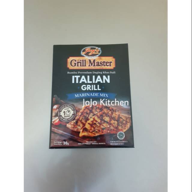 Jual Bumbu Steak Jay's Grill Master italian grill marinade mix | Shopee Indonesia