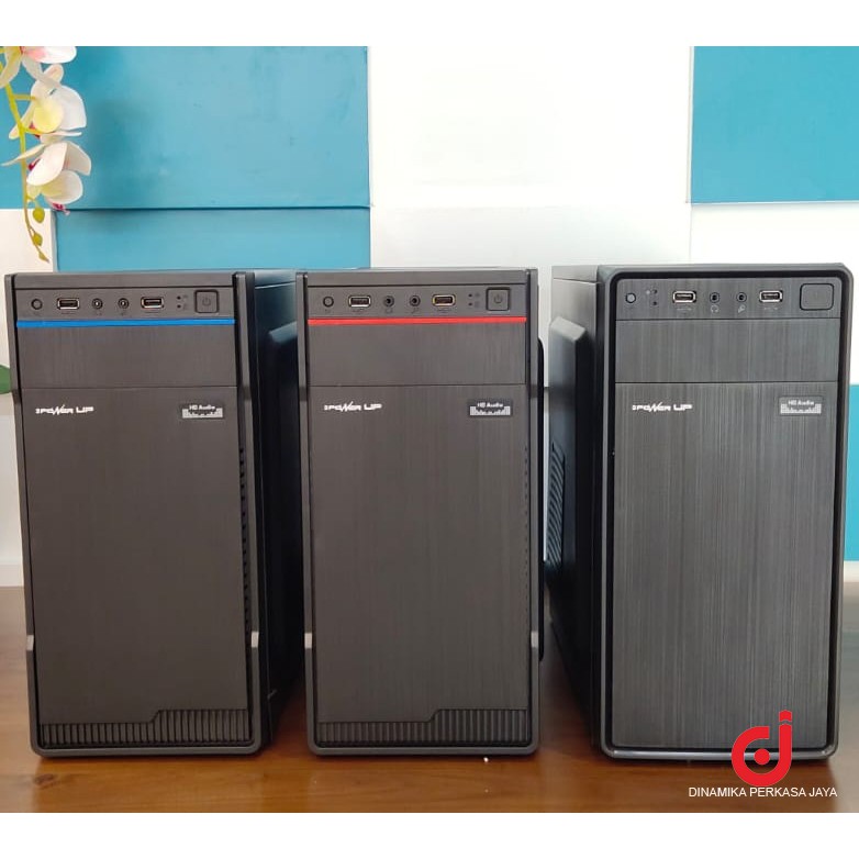 Jual CASING POWER-UP include PSU 500W, MICRO ATX, BLACK | Shopee Indonesia