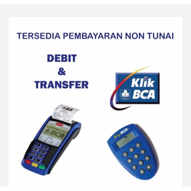 Jual STIKER PEMBAYARAN NON TUNAI - STICKER DEBIT BANK BCA BRI BNI ...