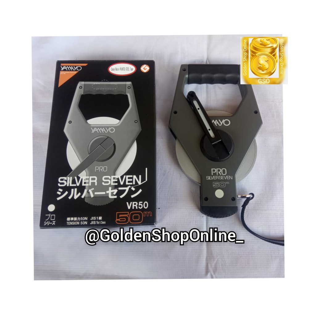 Jual Meteran besi - plat baja Silver Seven Yamayo 50 meter | Shopee ...