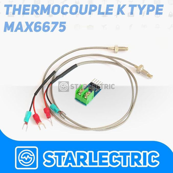 Jual K Type Thermocouple Sensor MAX6675 MAx 6675 High Temparatur Suhu ...