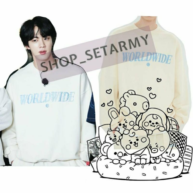 Jual Sweater Jin run bts (gratispc) | Shopee Indonesia