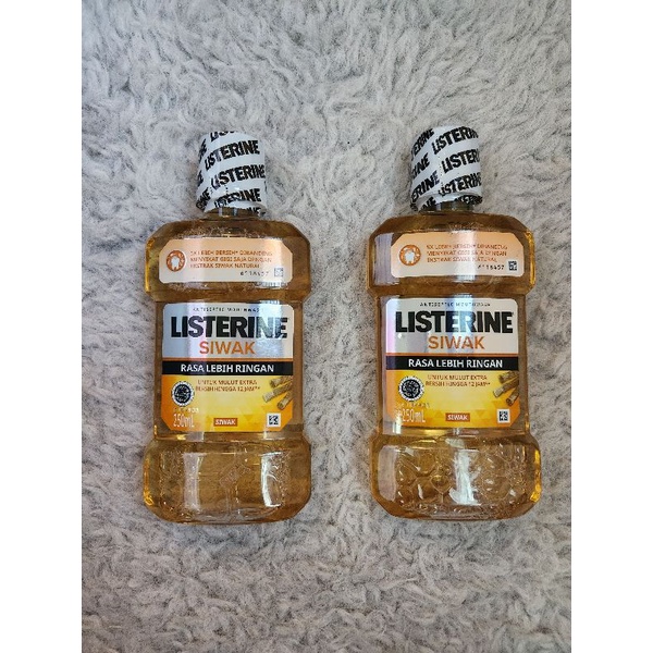 Jual LISTERINE ANTISEPTIC MOUTHWASH 250 ML 250ML NATURAL GREEN TEA ...