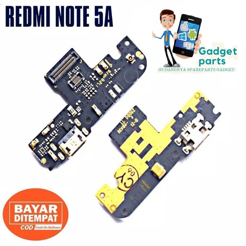 Jual Board papan cas charge xioami redmi note 5A plug in mic ori papan ...