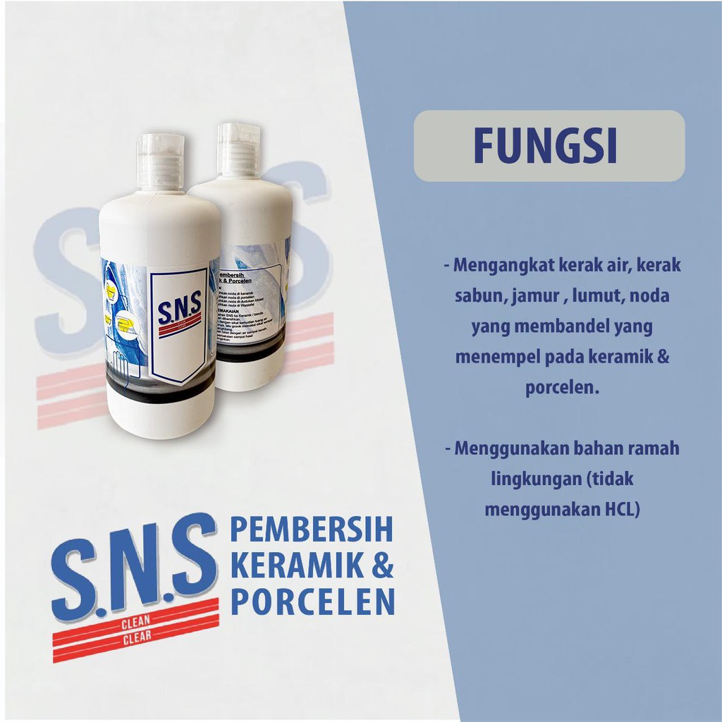 Jual Stok Baru SNS Pembersih Kerak Air pada Besi/ Stainless Steel dan Kaca 500ml [FREE Tutup ...