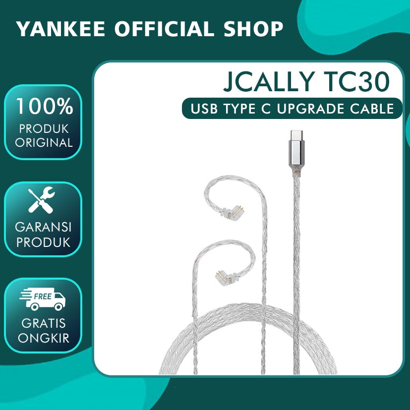 Jual JCALLY TC30 PRO USB Type C Audio Jack Upgrade Cable High Quality 8 ...