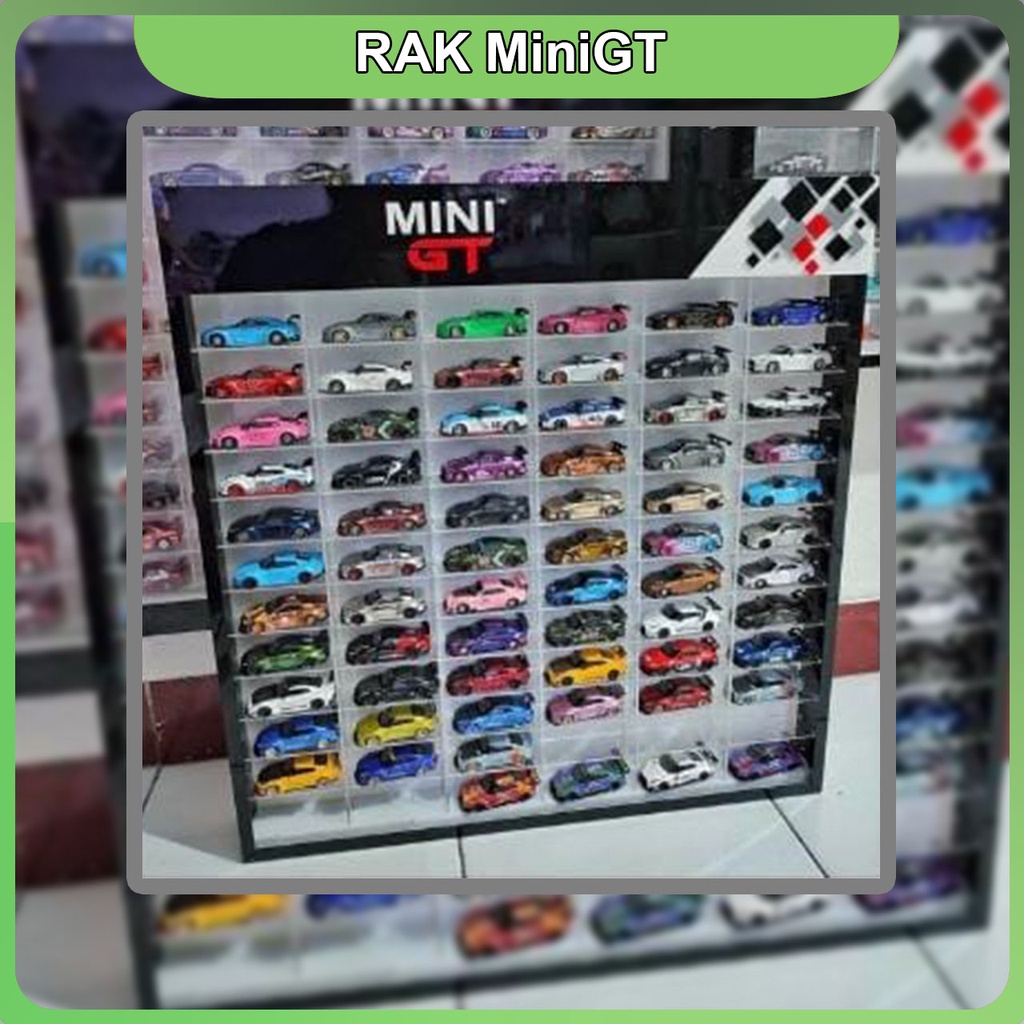 Jual Rak MINI GT isi 72 Loose Bahan Acrylic/Akrilik | Shopee Indonesia