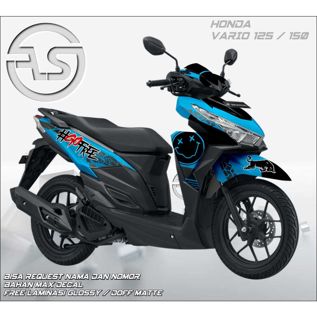 Jual 0448 DECALS STIKER FULLBODY CUSTOM MOTOR VARIO 125-150 // variai ...