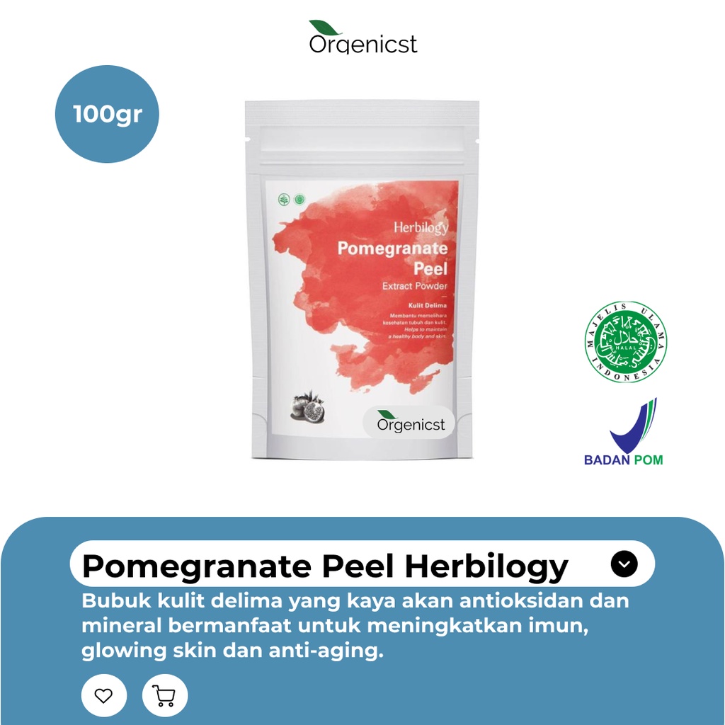 Jual Herbilogy pomegranate peel - vitamin / suplemen kulit suplemen ...