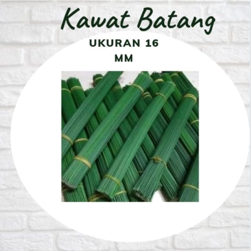 Jual Kawat Batang Lilin Bunga Stoking Ukuran 16 [ Per 10 Pcs] | Shopee ...