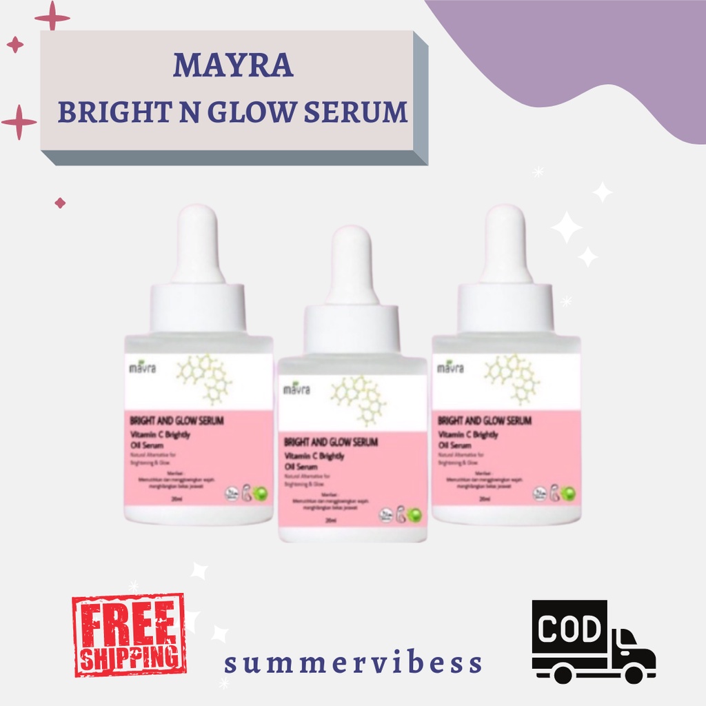 Jual MAYRA SERUM VIRAL BRIGHT & GLOW SERUM 20ML | Shopee Indonesia
