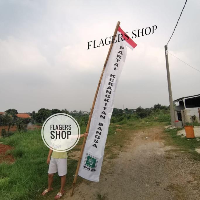 Jual Bendera Umbul Umbul Partai PKB 3 Meter | Shopee Indonesia