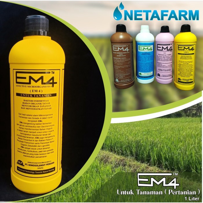 Jual EM4 Tanaman Pertanian volume 1 liter | Shopee Indonesia