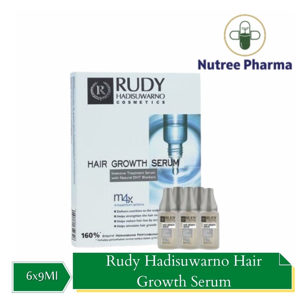 Jual Rudy Hair Growth Serum per box isi 6 x 9 ml - Nutrisi Vitamin ...