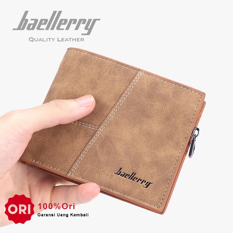 Jual BAELLERRY D9176 Dompet Pendek Lipat Bahan Kulit PU Leather Premium ...