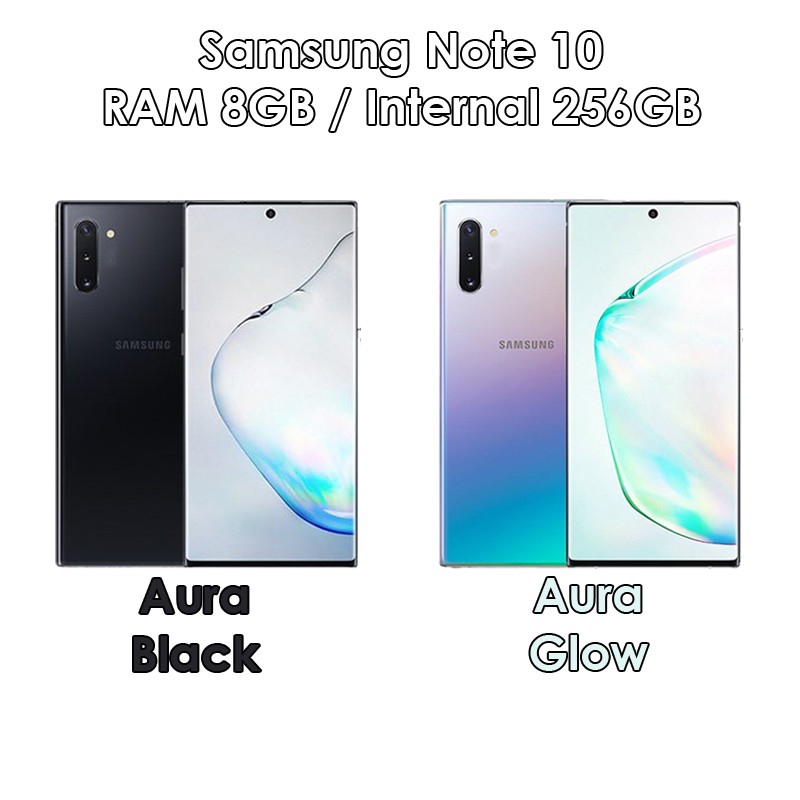 Jual Samsung Galaxy Note 10 N970F 256GB - Black / Glow - Baru NEW ...