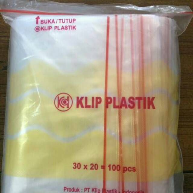 Jual Plastik Klip Mpi Uk 20 X30 Cm Isi 100 Pcs(Jumbo Size) Best Quality ...