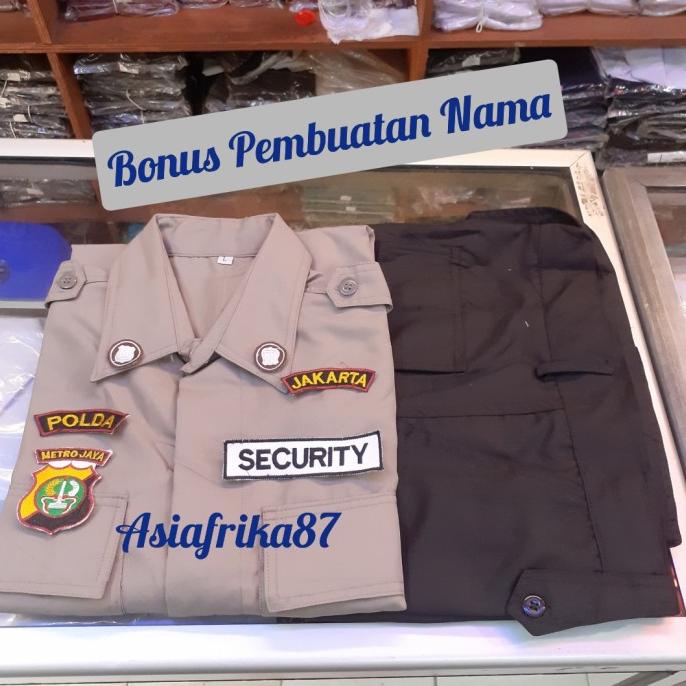 Jual Setelan Baju Seragam Security Satpam PDH Terbaru | Shopee Indonesia