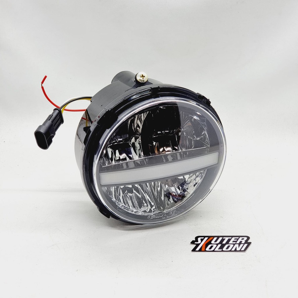 Jual Daymaker LED Headlamp Lampu Depan Vespa Primavera 3v iget abs ...