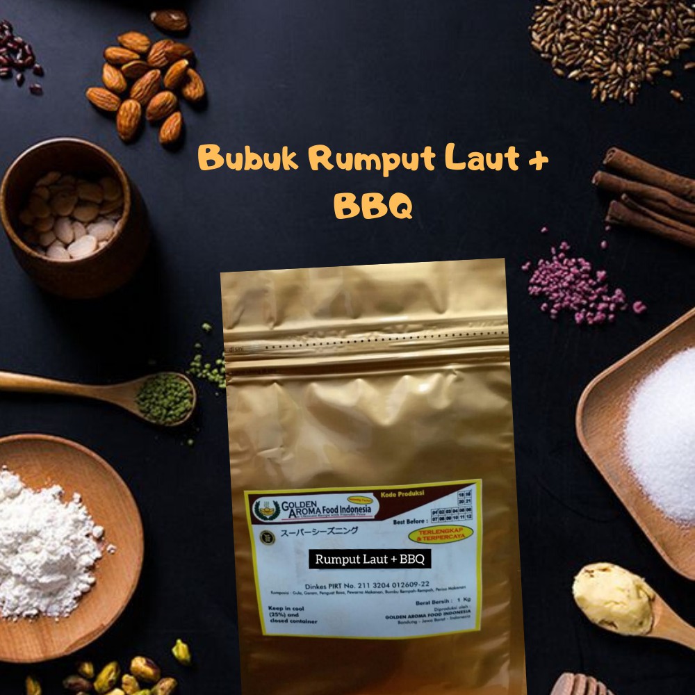 Jual Bumbu Kombinasi Rumput Laut BBQ 1 Kg Enak Murah Gurih Jual Bubuk ...