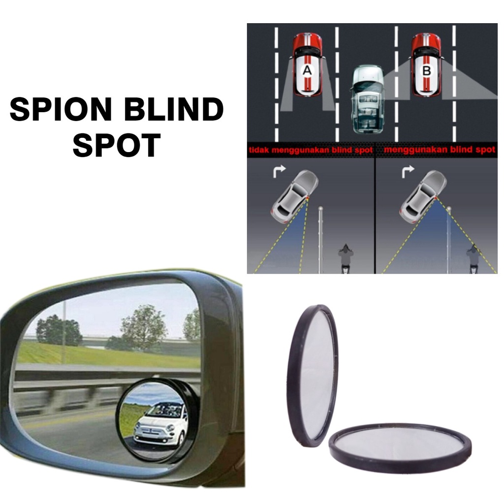 Jual Kaca Spion Mini Tambahan Blind Spot Mirror Mobil Spion Motor Per 1 ...