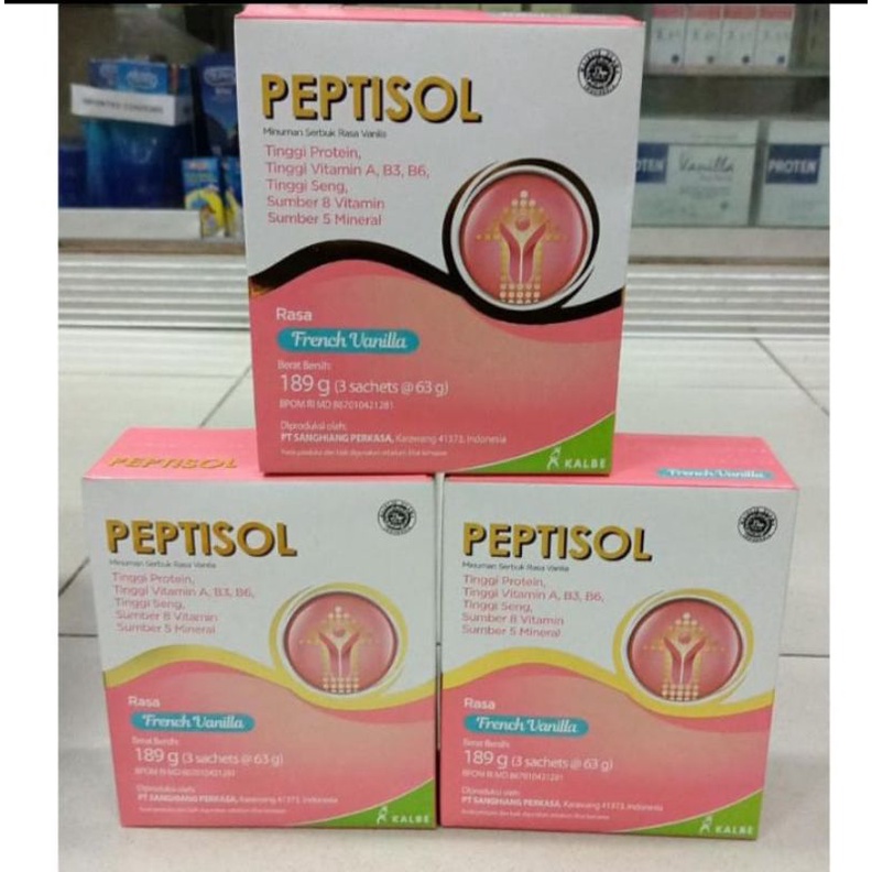 Jual Peptisol 189gr Rasa vanila//Cokelat | Shopee Indonesia