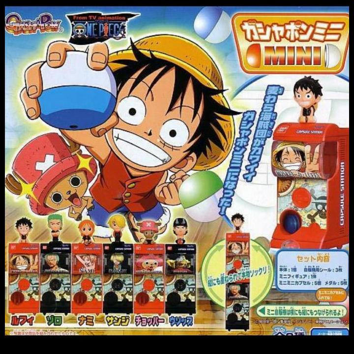 Jual Gashapon One Piece Mini Gashapon Machine Complete Set 6 Pcs ...