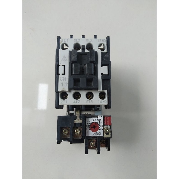 Jual Taian Contactor CN 11 Kontaktor Coil 220vAC 10A Load Set Thermal ...