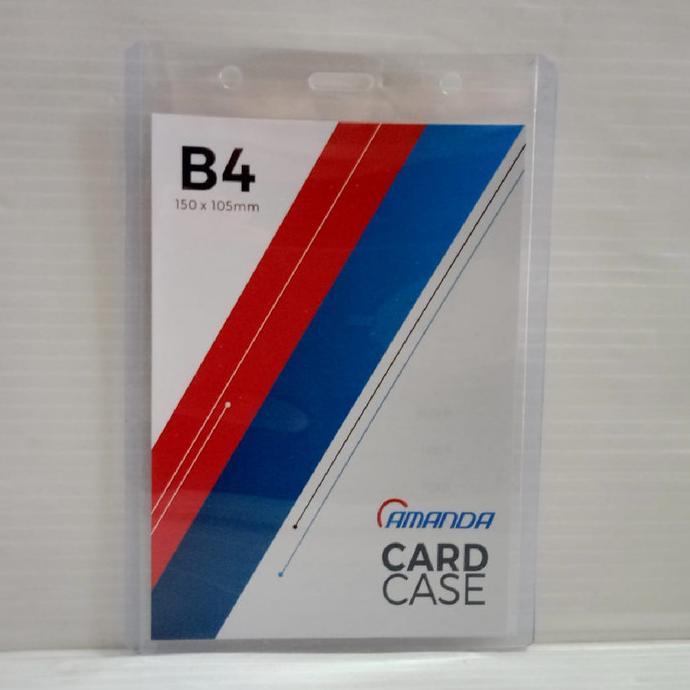Jual Amanda Card Case B4 / Plastik ID Tebal Uk. B4 (Pak Isi 20 Lembar ...