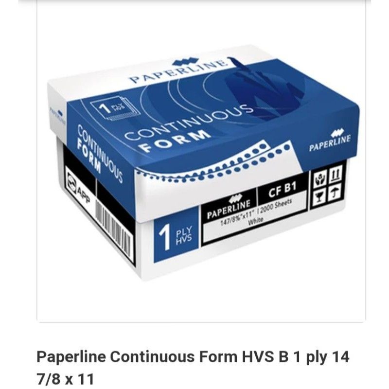 Jual Kertas Komputer Continuous Form B1 Paperline 14 7/8 x 11 inch 1 ...