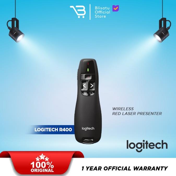 Jual Logitech R400 Wireless Presenter Garansi 1 Tahun | Shopee Indonesia